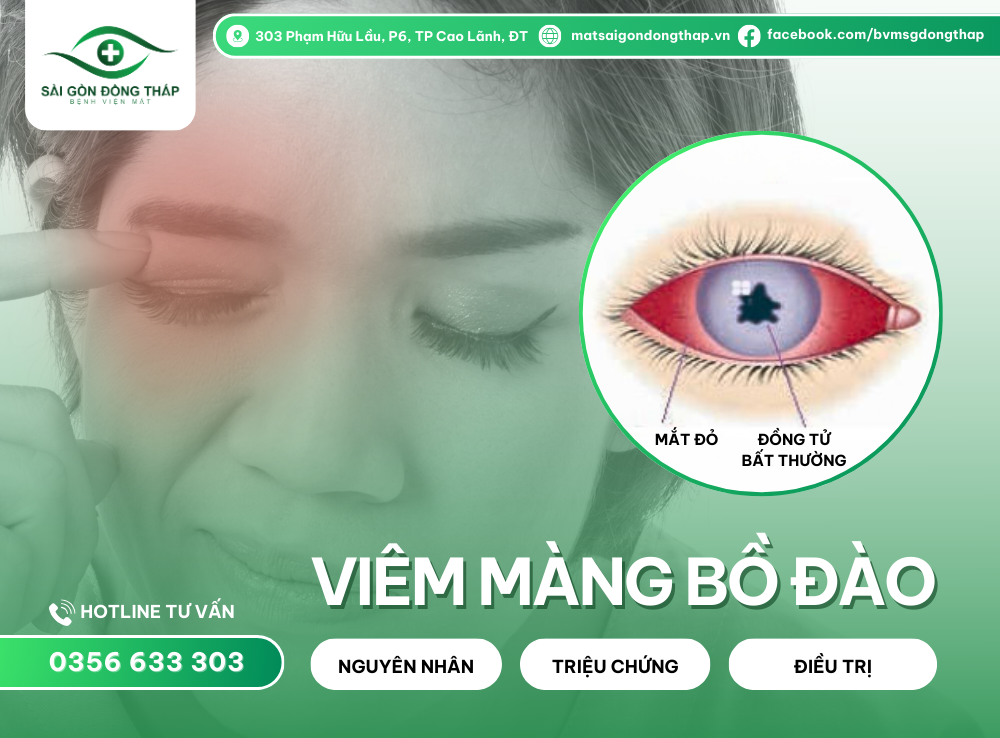 Viêm màng bồ đào: Nguyên nhân, triệu chứng, cách điều trị - Bệnh Viện ...